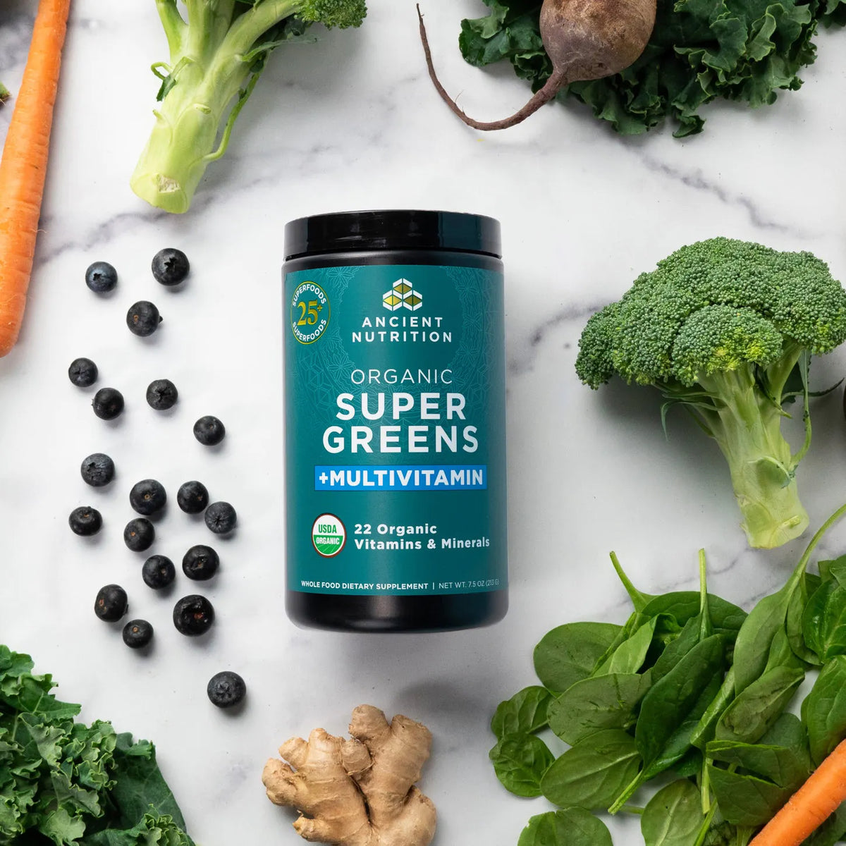 Organic SuperGreens +MultiVitamin Powder - 25 servings – Dr. Alex Loyd